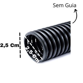 Corrugado Conduíte 3/4 Tubo Duto Eletroduto 25mm Mangueira Flexível ...