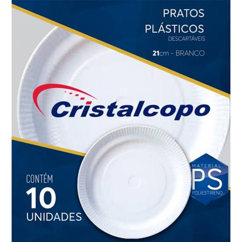 prato cristalcopo 21cm | Shopee Brasil