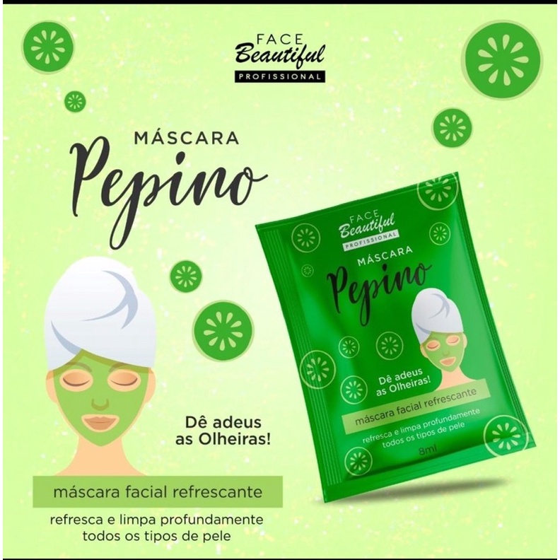 MÁSCARA FACIAL PEPINO | Shopee Brasil