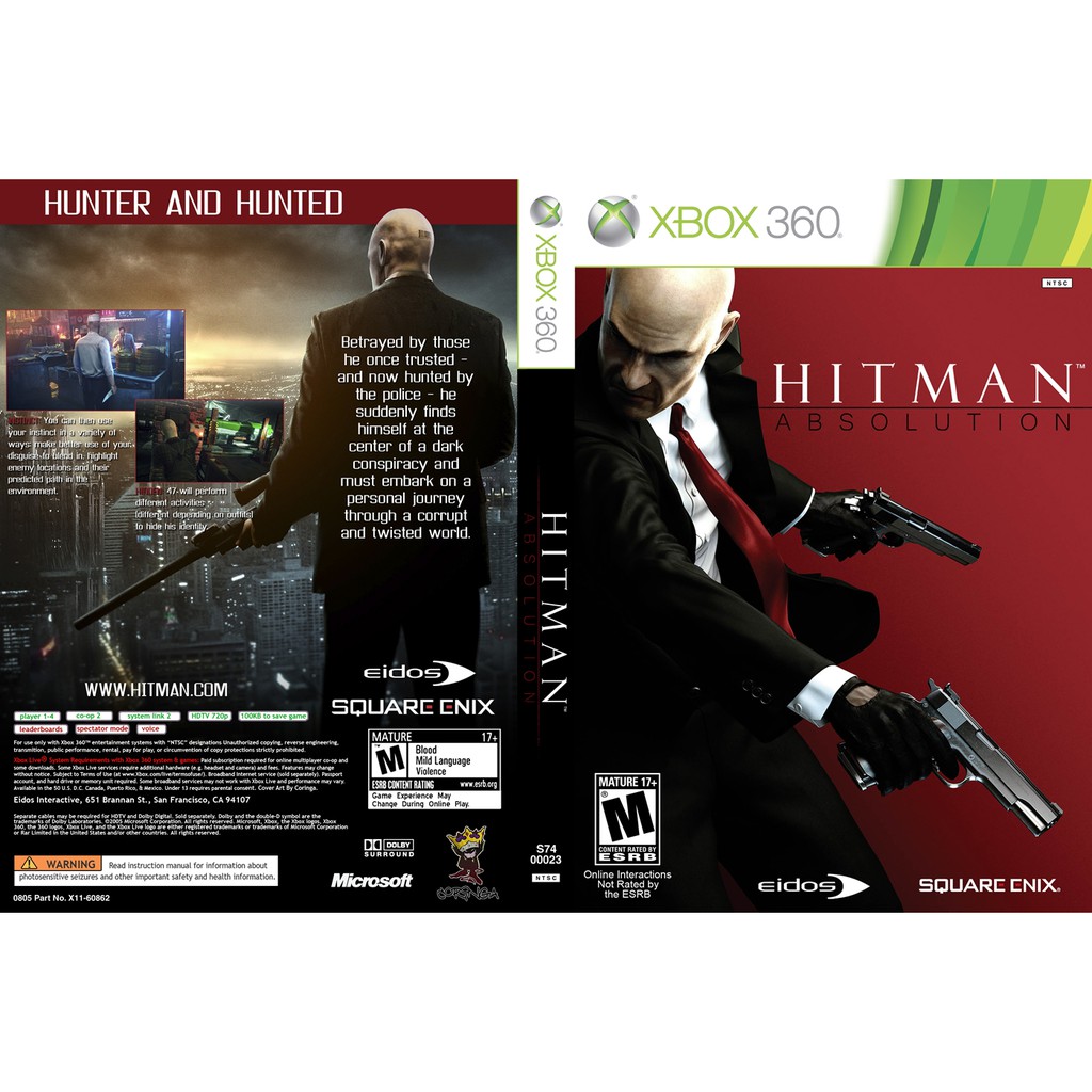 HITMAN ABSOLUTION SOMENTE PARA XBOX 360 DESTRAVADO - Escorrega o Preço
