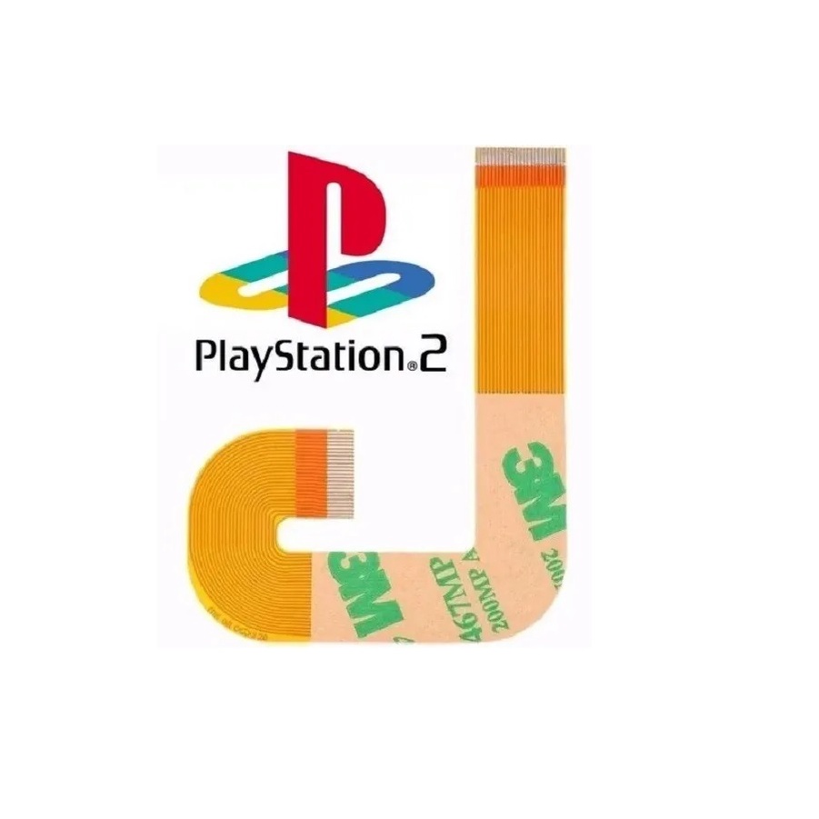 Cabo Flat J Leitor Ps2 Slim Óptico Serie 90000 Playstation 2 | Shopee Brasil