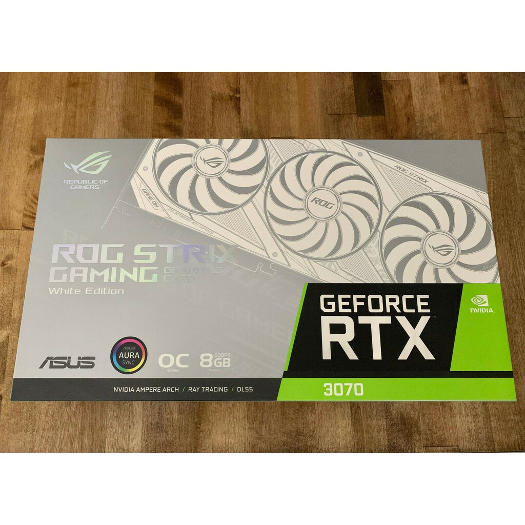 NOVO-ASUS ROG STRIX GeForce RTX 3070 White OC Edition - Desconto no Preço
