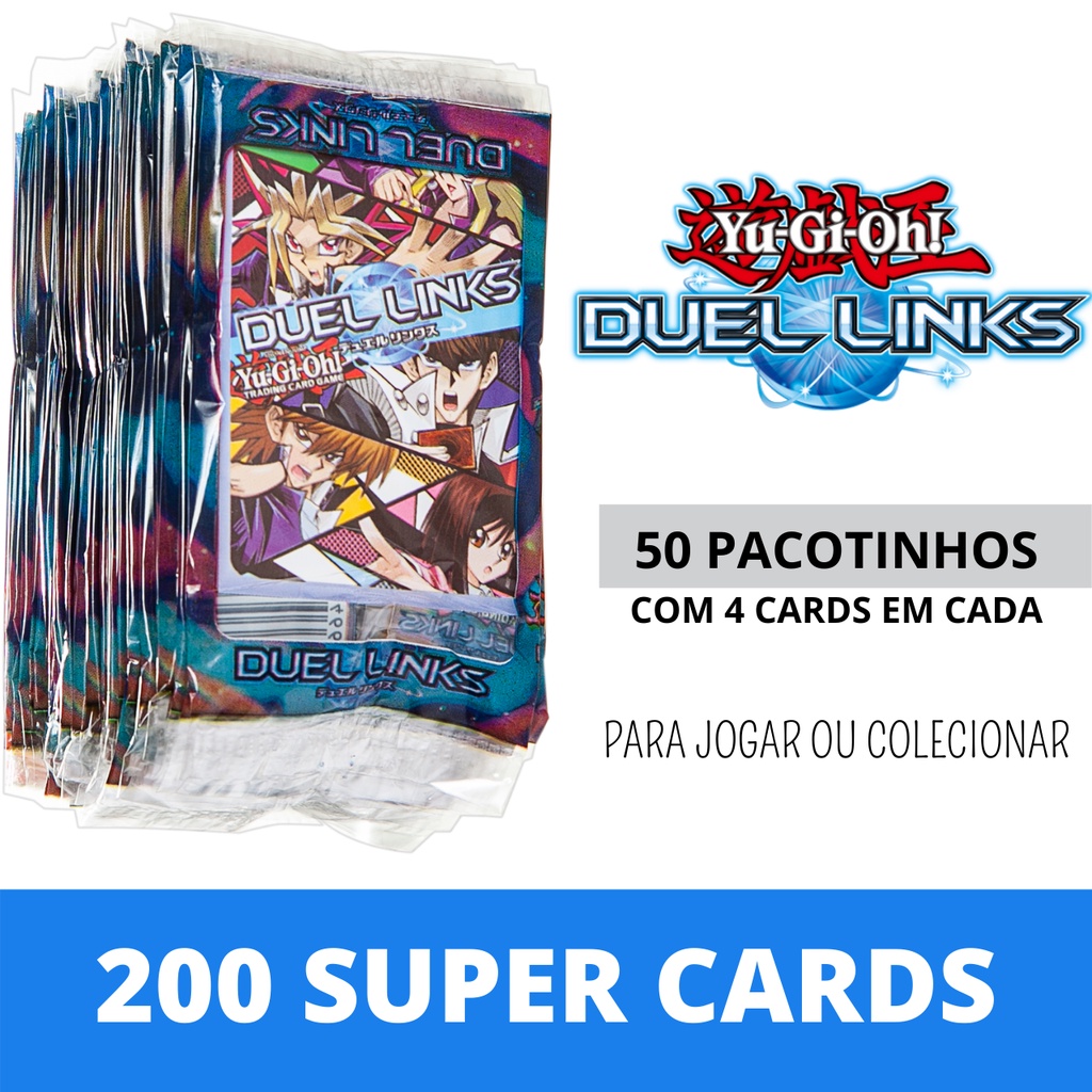 200 Cards Cartinhas Yu Gi Oh 50 Pacotinhos Fechados Bafo