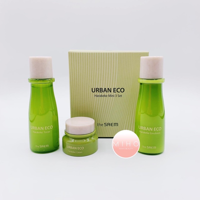 Kit Miniatura com 3 Itens Urban Eco Harakeke [THE SAEM] | Shopee Brasil