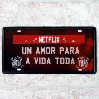 Placa Netflix de Metal Decorativa Alto Relevo Pronta Entrega | Shopee Brasil