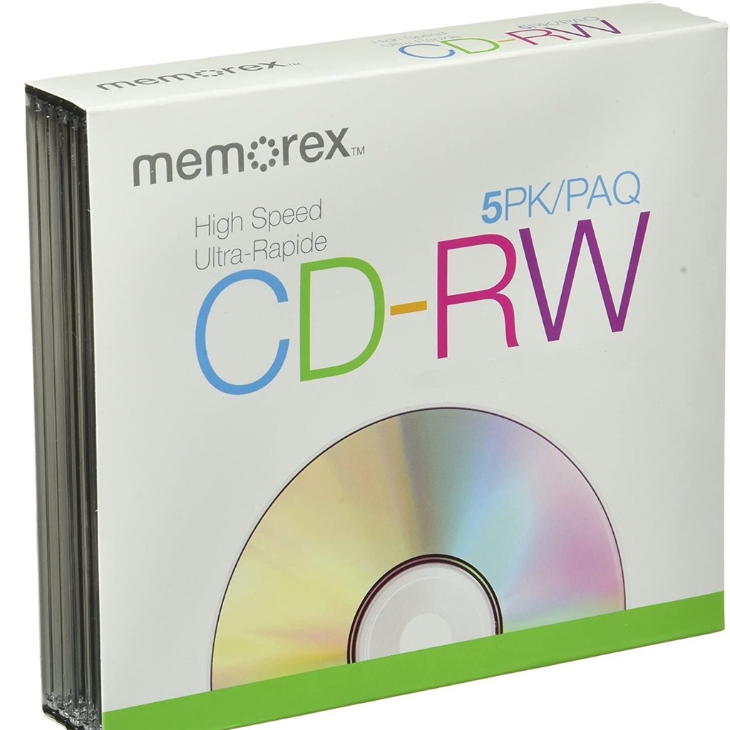 Mini Cd-rw Regravavel Memorex 210MB 4x 5 Pcs | Shopee Brasil