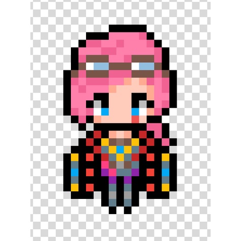 Chaveiro Vi (Violet) League Of Legends Arcane Hama Perler Beads ...