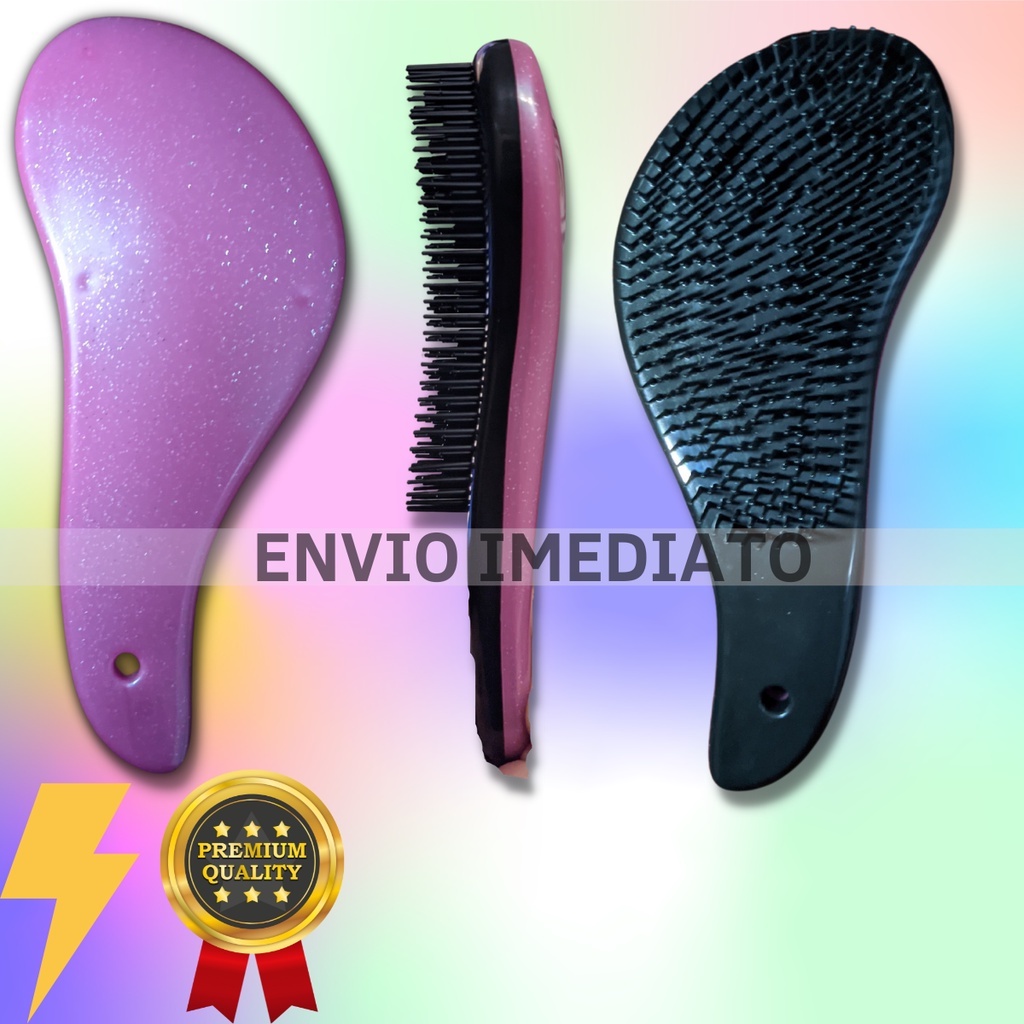 Escova Mágica para Desembaraçar Cabelo Antifrizz - com Cabo De Alta ...