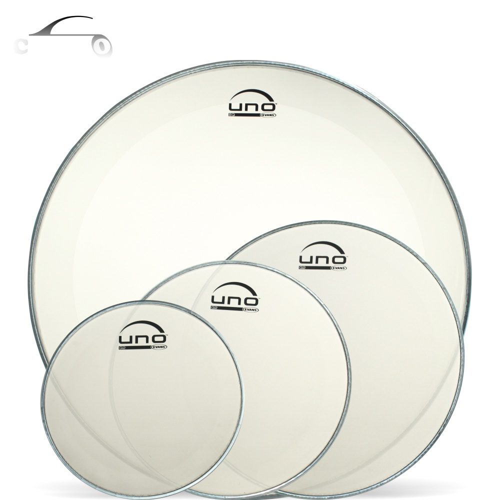 Kit Peles bateria Tons Surdo G2 Clear 10 12 14 + Bumbo 22 EQ4 Clear Uno By Evans | Shopee Brasil