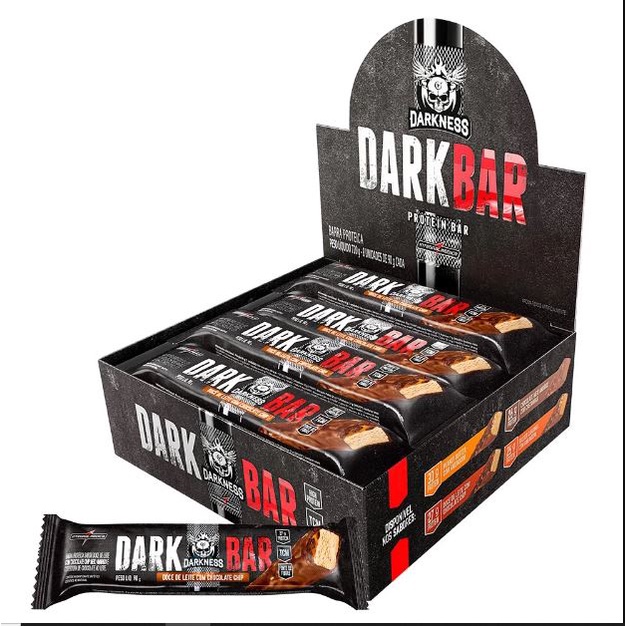 Darkness Dark Bar | Barra sabor Doce de Leite com Chocolate Display com ...
