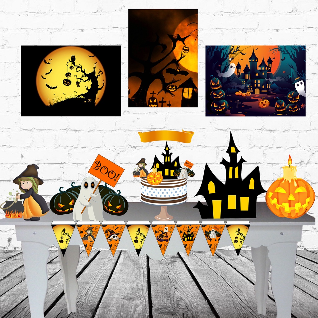 Kit festa Halloween | Shopee Brasil