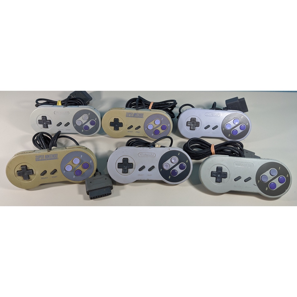 lote 6 controles super nintendo snes com defeito - leia - Desconto no Preço