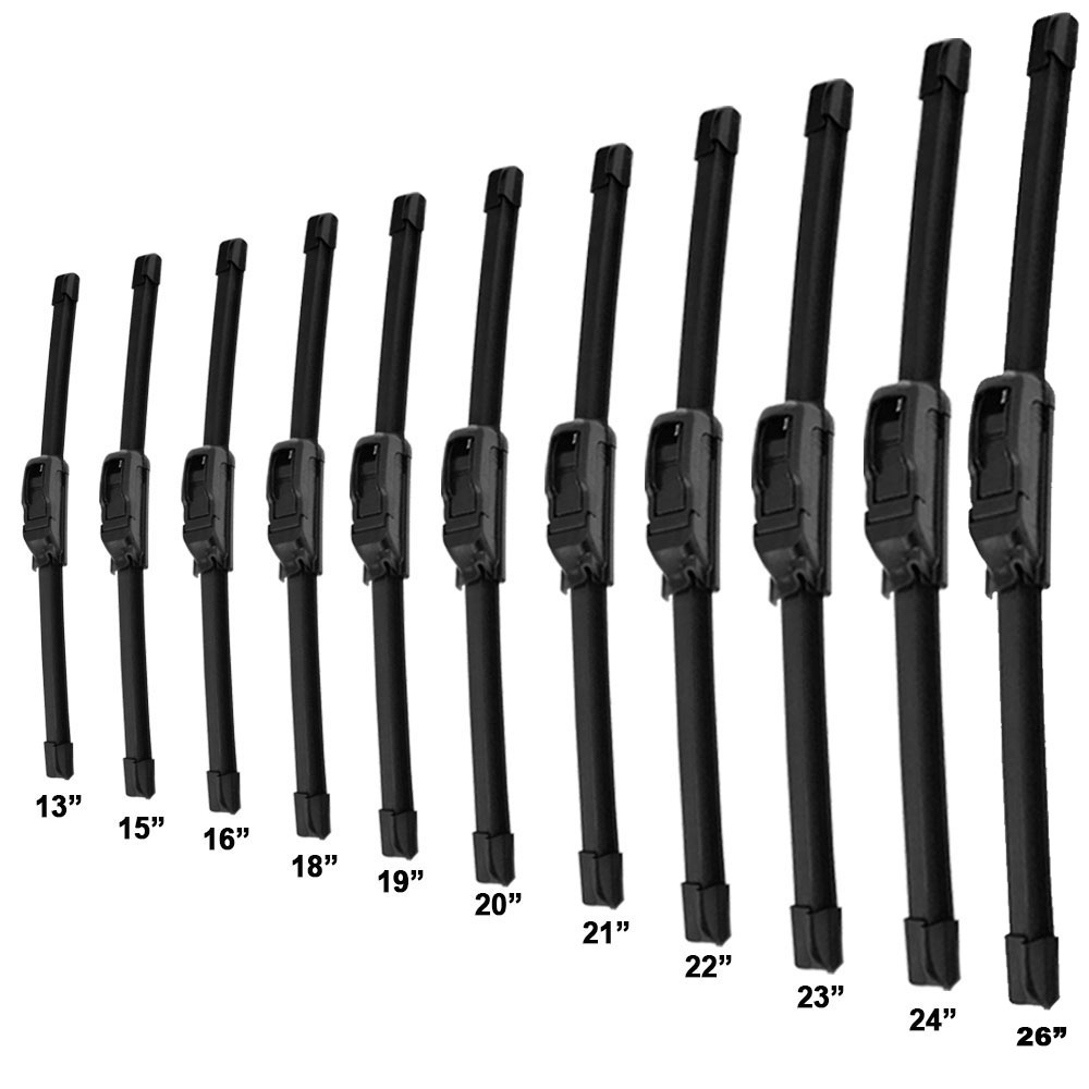 Palheta Limpador Parabrisa Universal Dianteira Para Carro Silicone encaixe de Gancho | Shopee Brasil