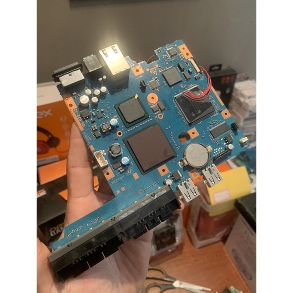 placa mãe Ps2 slim 90000 com chip matrix play 2 slim 90xxx funcionando ...