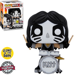 FUNKO POP ROCKS KISS EXCLUSIVE - THE CATMAN 124 (GLOWS IN THE DARK ...