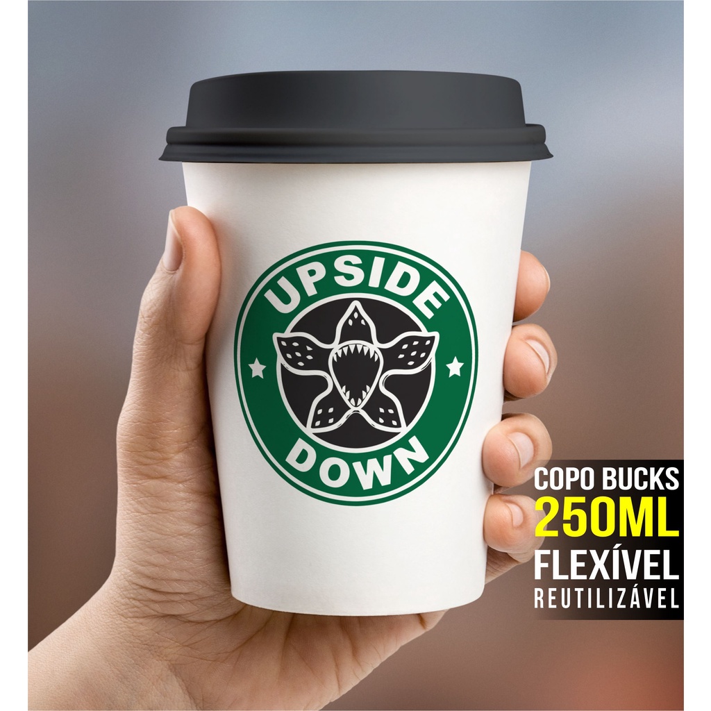 Copo Eco Bucks Upside Down 250ml | Shopee Brasil