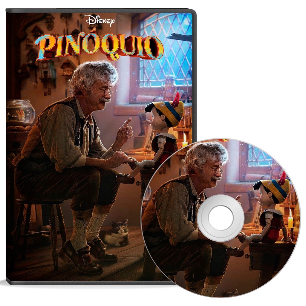 DVD Pinóquio Pinocchio LANÇAMENTO - Disney Séries Filmes Dublado e ...