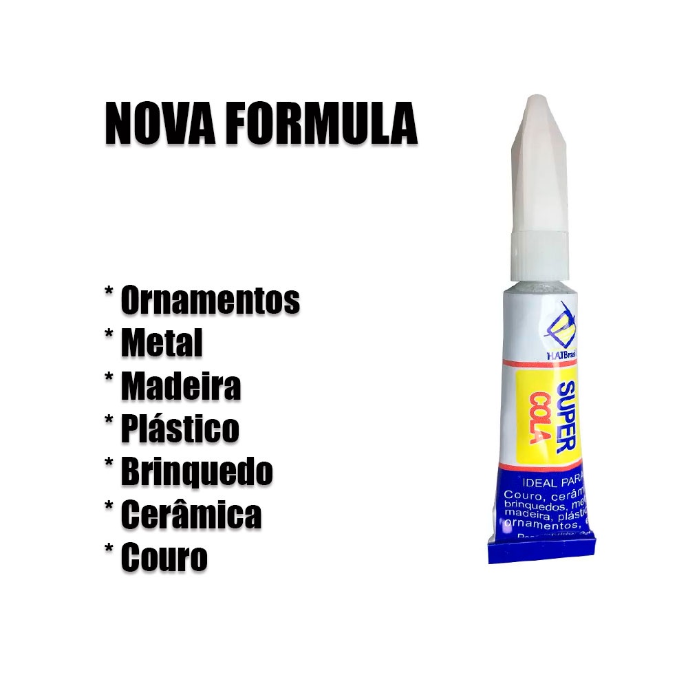 Cola Instantânea FIX 3g Super Cola para objetos | Shopee Brasil
