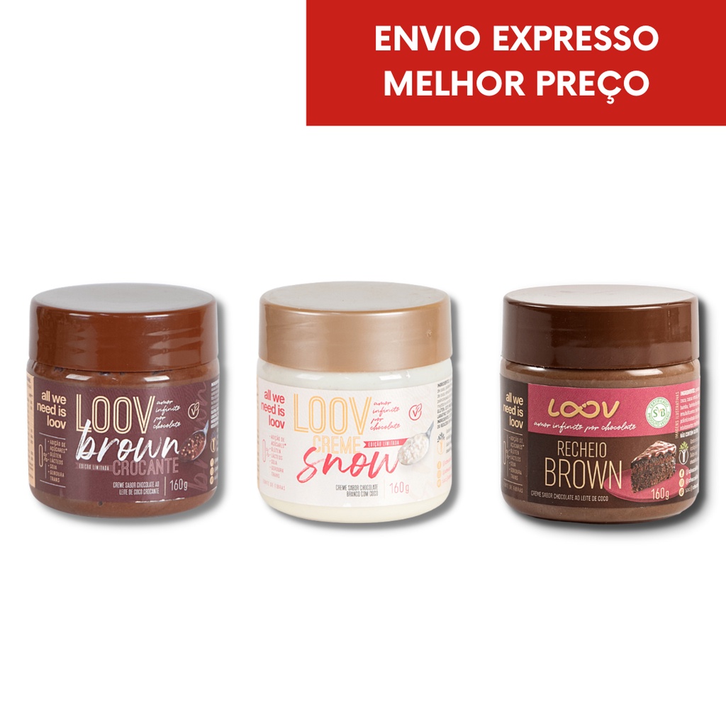 Cremes Loov - diversos sabores - Chocolife 160g | Shopee Brasil