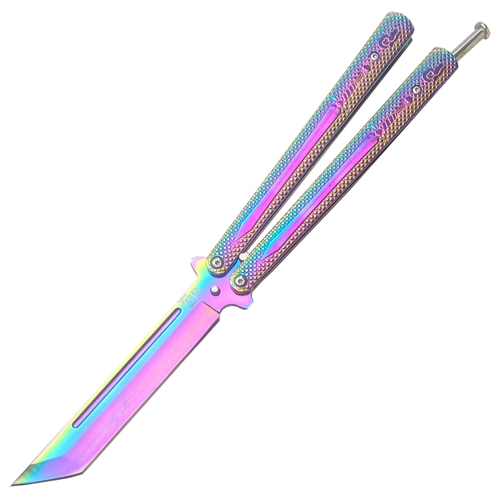 Canivete Butterfly Faca Afiada Tática Luxo Raibown Titanium - Corre Que ...