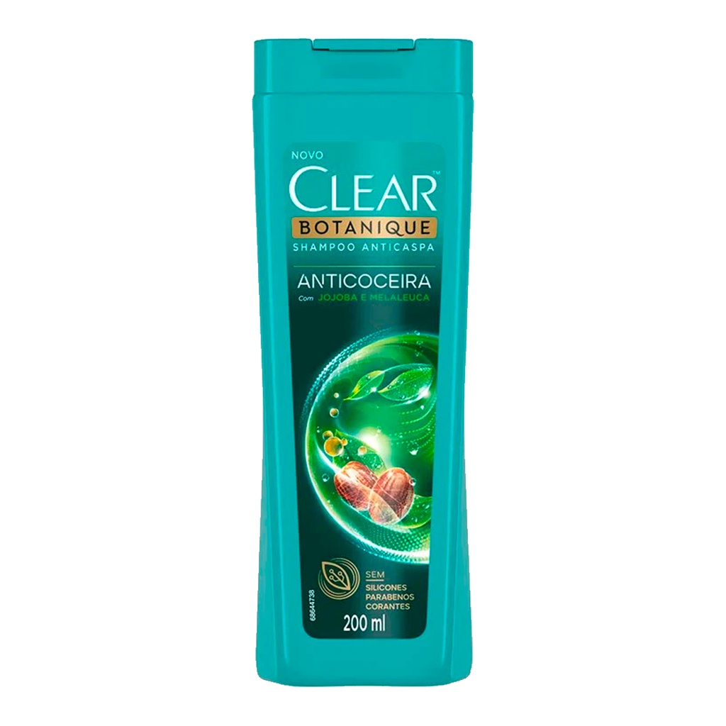 Clear Shampoo Anticaspa Botanique Anticoceira 200ml | Shopee Brasil