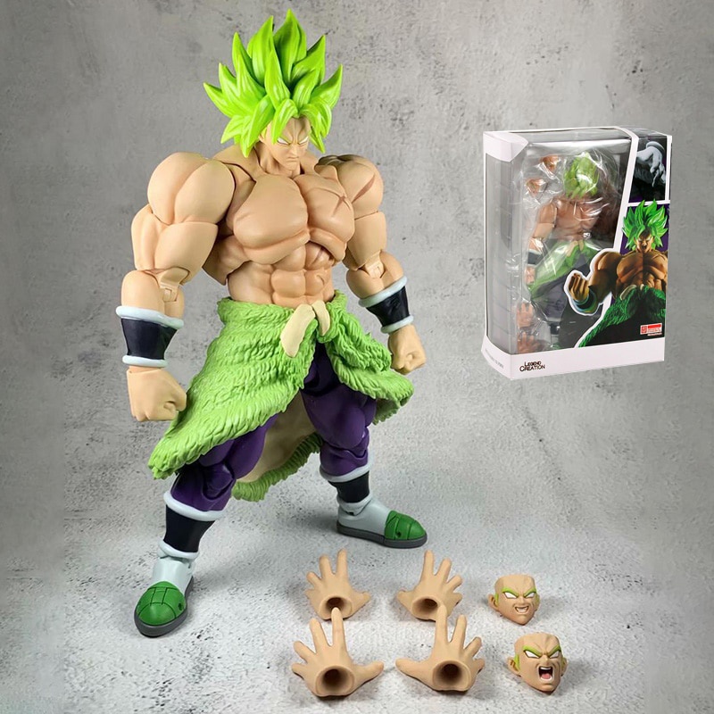 SHF Dragon Ball Super Broly Action Figure Saiya Collection Dolime Anime ...