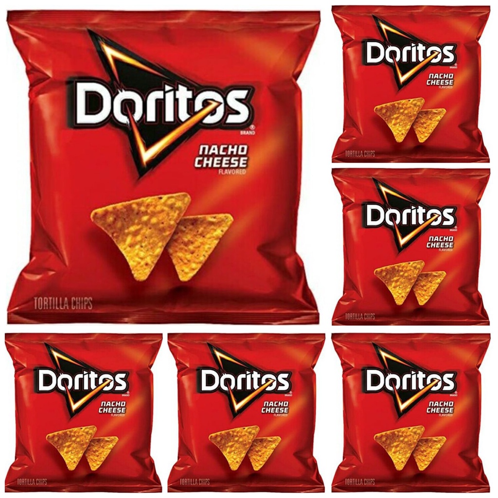 Doritos Salgadinho Queijo Nacho - Kit 6 unidades | Shopee Brasil