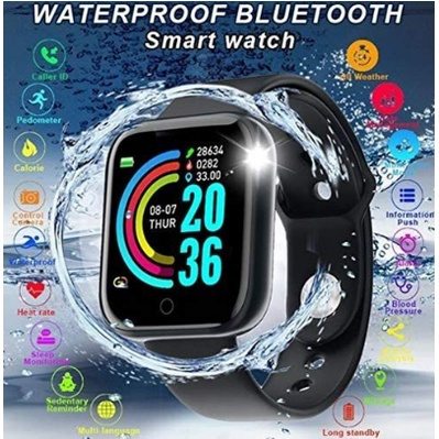 Y68 D20 Novo Macaron Relógio Inteligente Moda Colorida Fitness ...