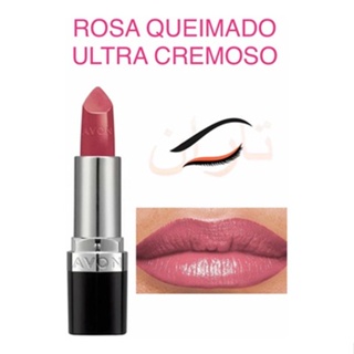 Batom Avon Ultra cremoso Rosa Queimado | Shopee Brasil