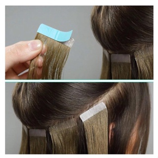 Fita p/ colar cabelo mega hair nano pele protese e peruca front lace ...