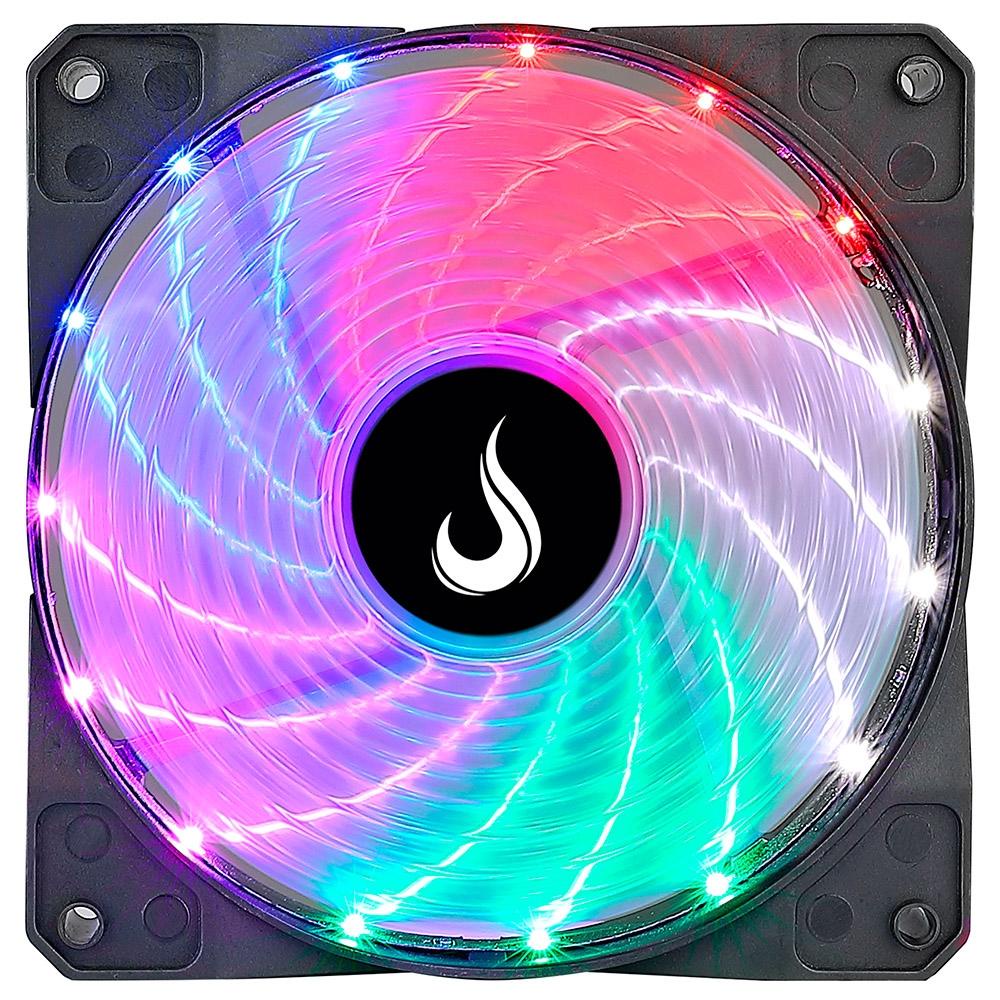 Cooler Fan Rise Mode Wind, Rainbow, 120mm, Preto - RM-WN-02-RGB ...