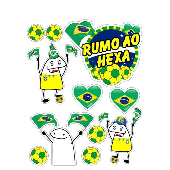 Topper de Bolo Copa Brasil topo de bolo | Shopee Brasil