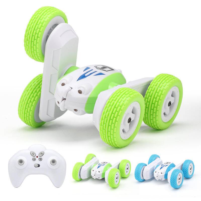 Mini RC Remote Control Toy Double-sided Swing Arm Stunt Car 2.4G ...