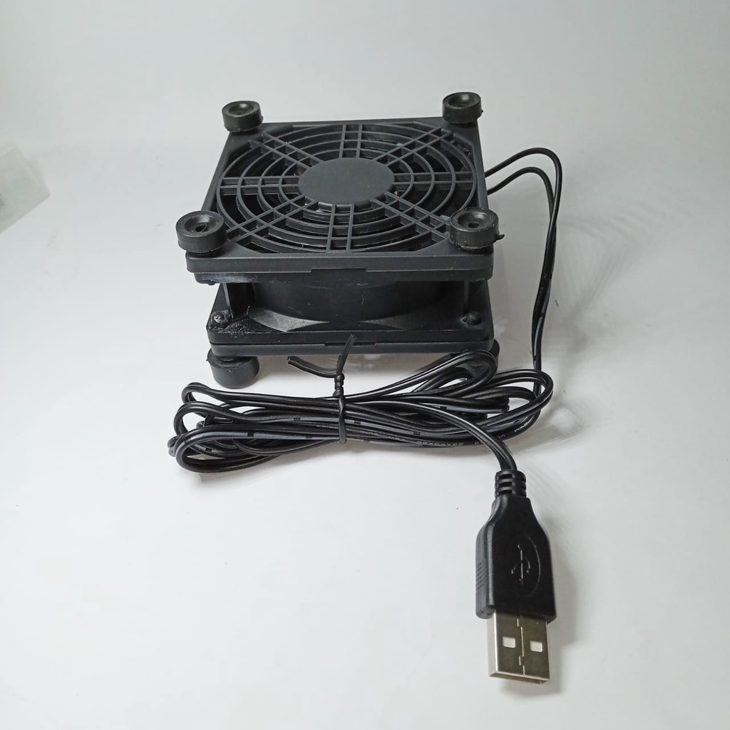 FAN COOLER P/ TV BOX USB 80x80x25 8cm ALTA ROTAÇÃO ORIGINAL | Shopee Brasil