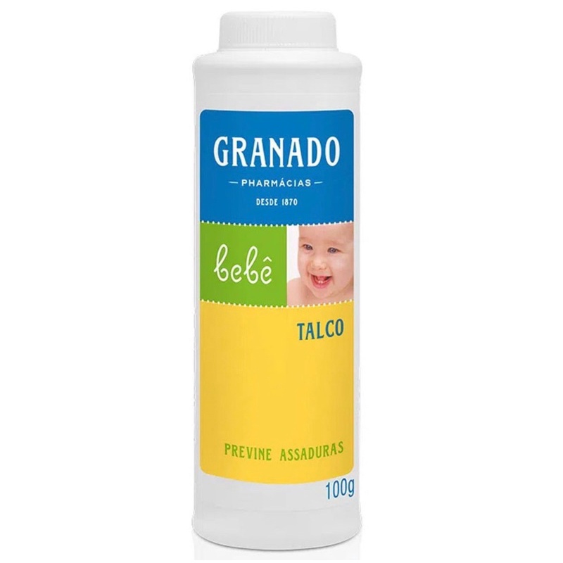 Talco Granado Previne Assaduras 100g | Shopee Brasil