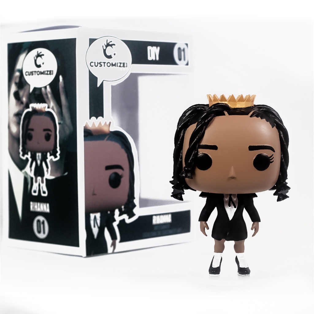 Rihanna - Funko pop Artesanal 3D - Customizado | Shopee Brasil