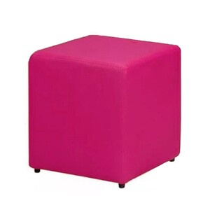 Puff Puf Quadrado Pink | Shopee Brasil