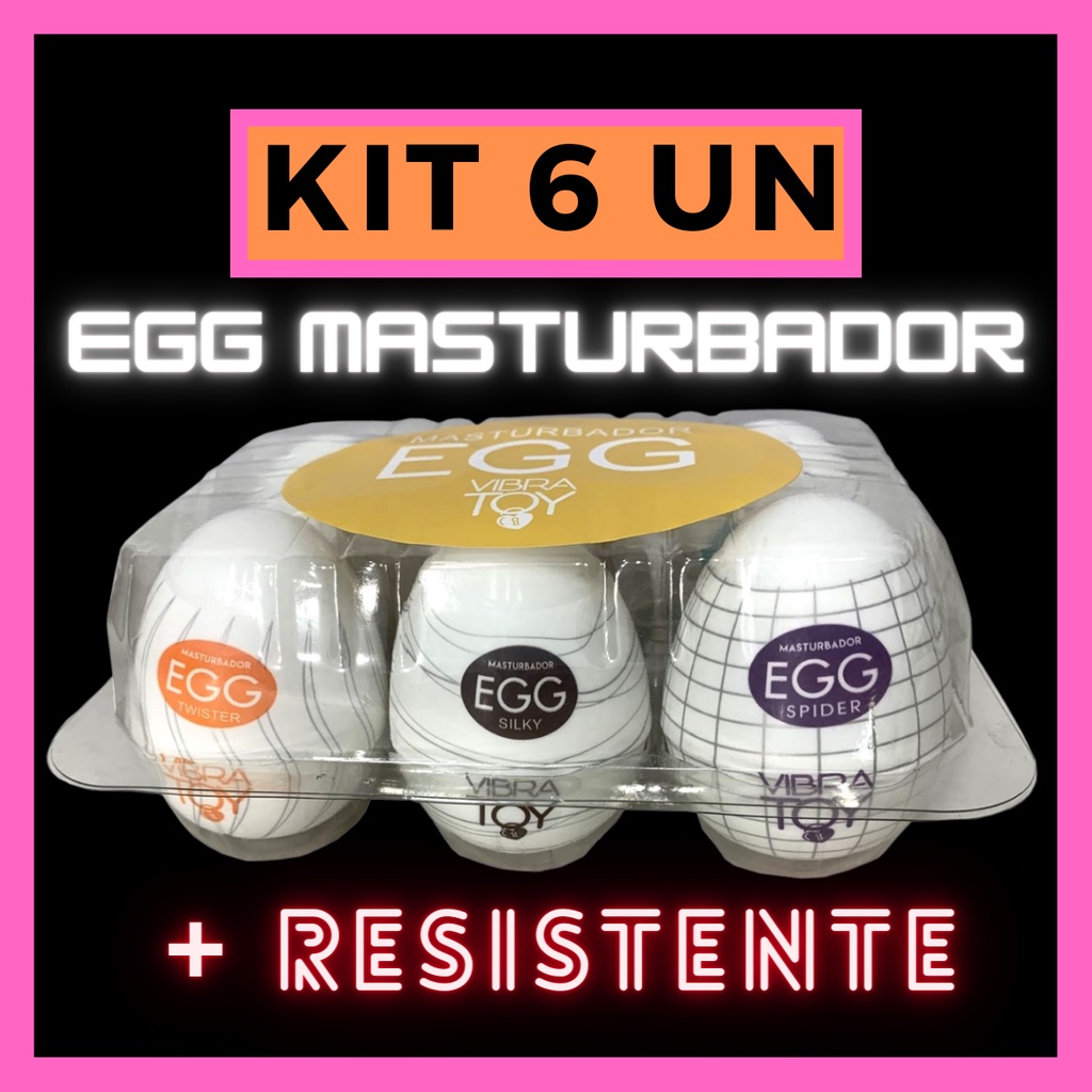 Egg Magicall Kiss Lubrificante Sachê Masturbador Masculino Siliconado