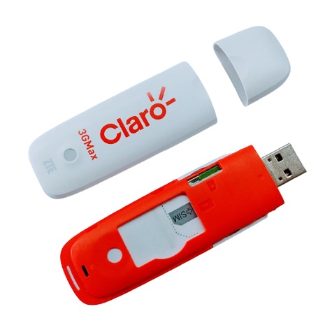 Mini Modem USB 3G ZTE MF665K Claro Desbloqueado | Shopee Brasil