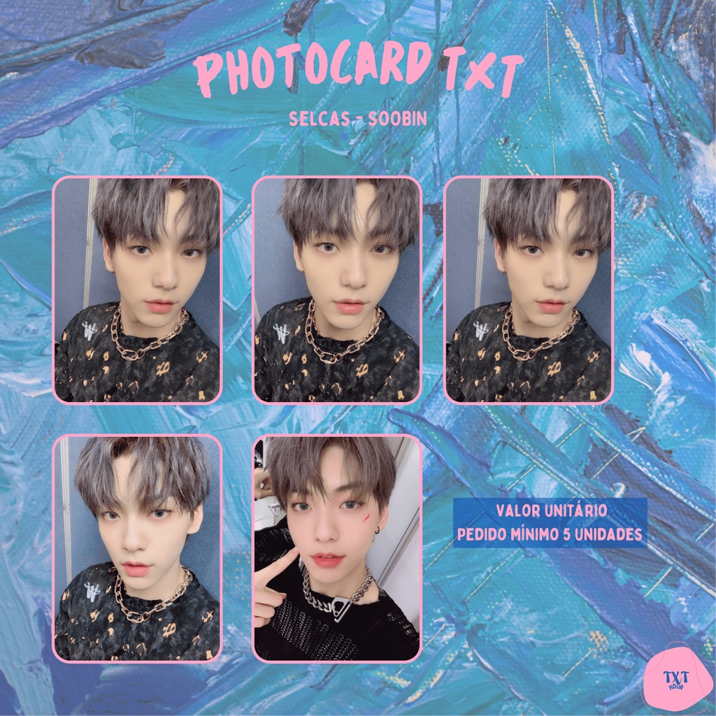 PHOTOCARD TXT (TOMORROW X TOGETHER) SELCAS - SOOBIN | kpop card fanmade ...