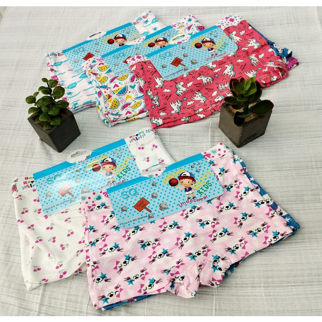 Kit Com 15 Calcinhas Box Infantil Cores e Estampas Sortidas/ Envio ...