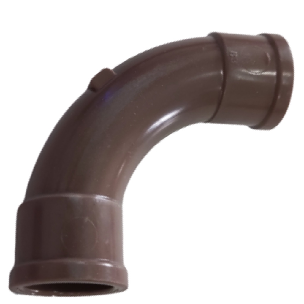 Curva Pvc Longa Soldável 90 50mm Marrom Construção - Escorrega o Preço
