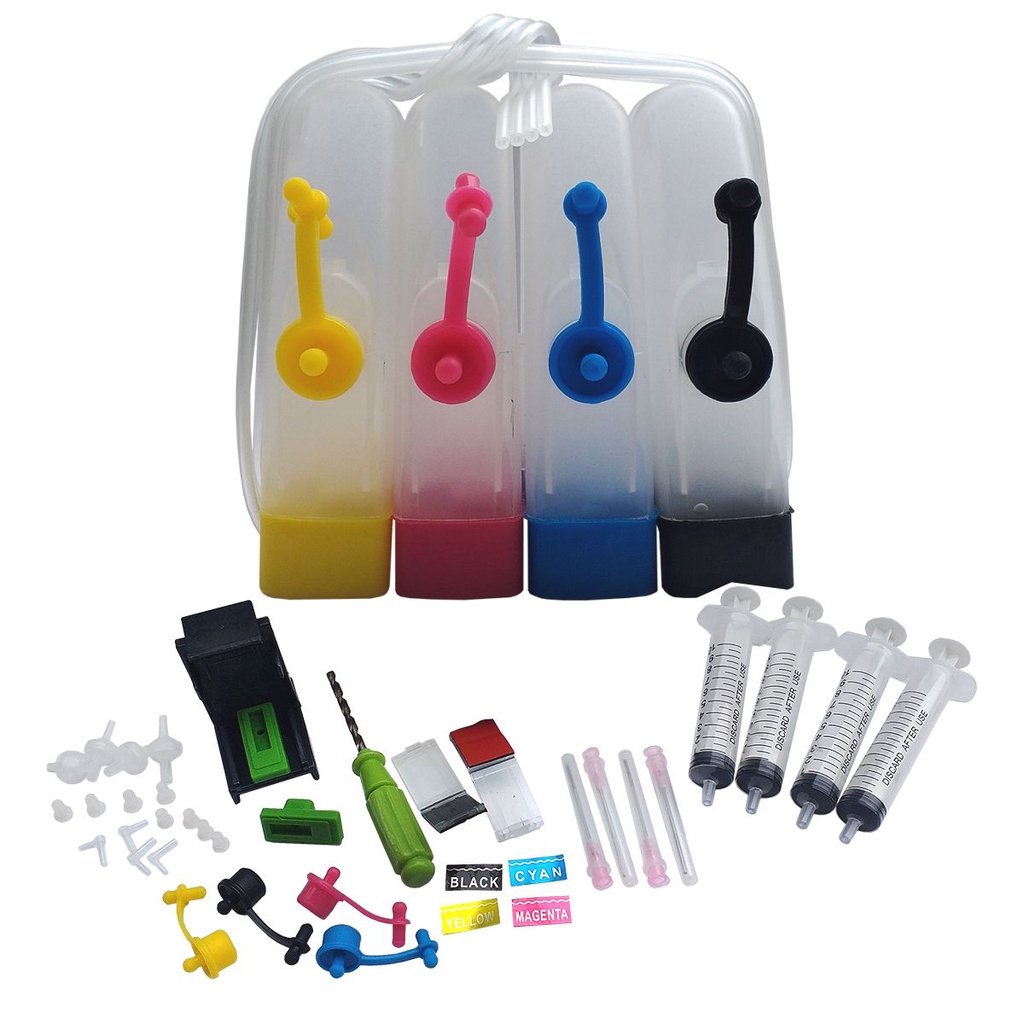 Bulk Ink Sistema de Fluxo Contínuo de Tinta para Impressoras HP ...