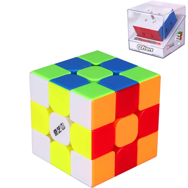 Qiyi MS Series Cubo Magnético 3x3 Velocidade Quebra-Cabeça Sem Adesivo ...