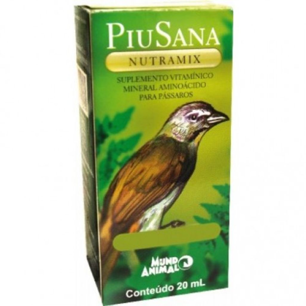 Suplemento Alimentar PiuSana Nutramix Mundo Animal - 20ml | Shopee Brasil