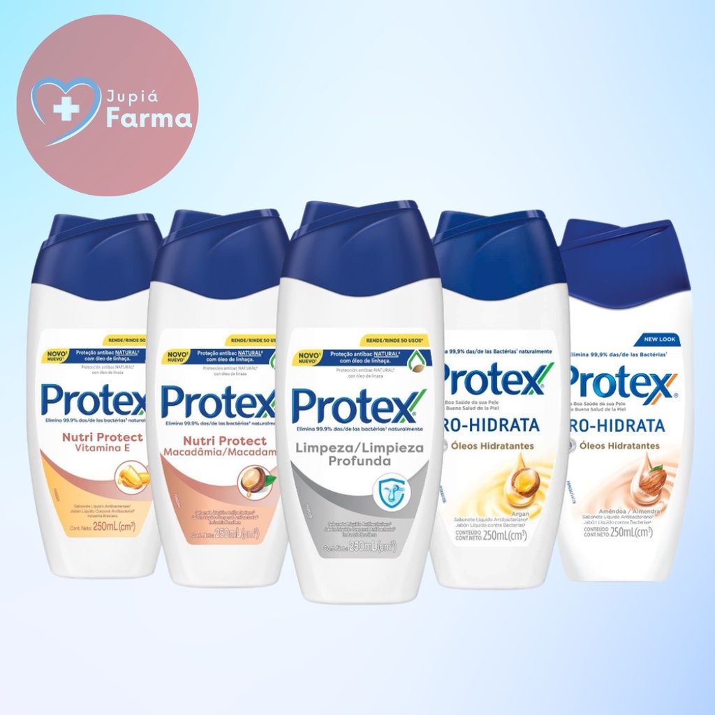 Sabonete Líquido Protex 250ml Diversos Tipos - Envio imediato | Shopee ...
