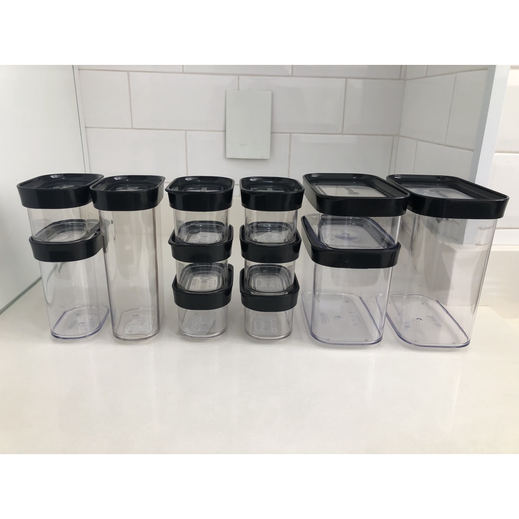 Kit Potes Mantimentos 5 Peças para Cozinha - Escorrega o Preço