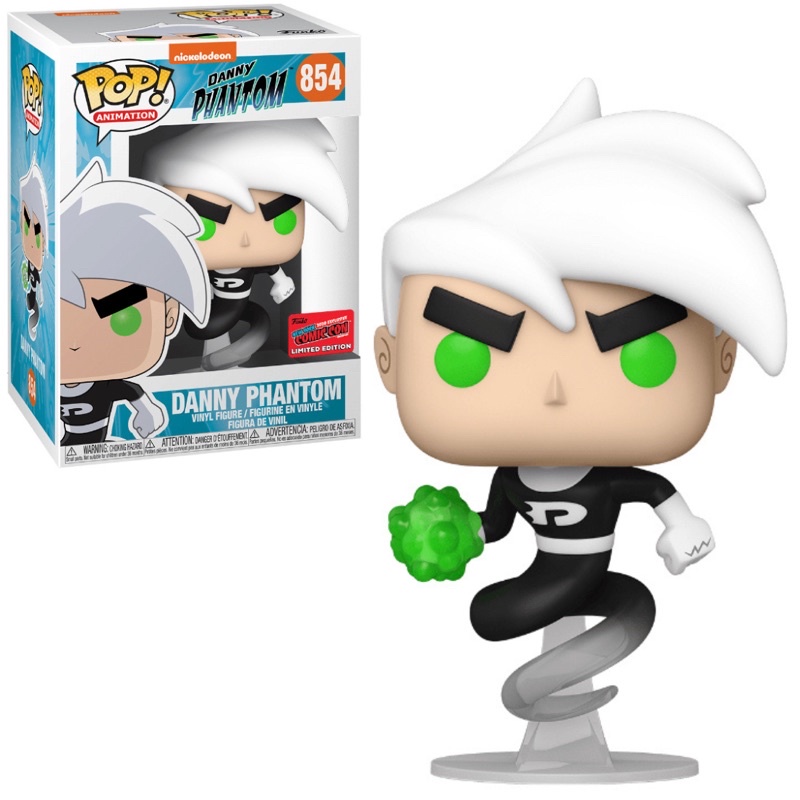 Funko Pop Danny Phantom #854 Nycc 2020 Exclusive Con Sticker | Shopee ...