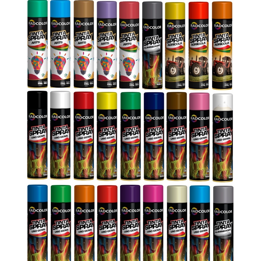 Spray Arte Urbana Colorgin - Escolha A Sua Cor! (cores De Prata Até ...