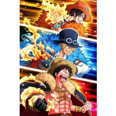 quadro decorativo one pierce anime desenho varios tamanhos | Shopee Brasil